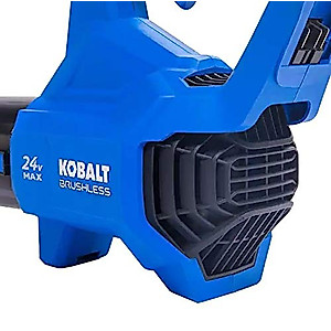 Kobalt 24-Volt Max 120-MPH Brushless Handheld Cordless Electric Leaf Blower 4 Ah (Battery Included and Charger Included)