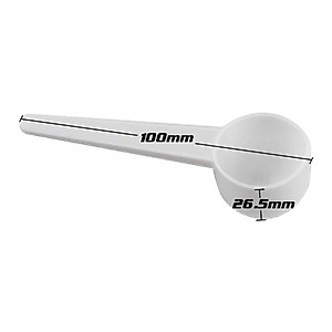 Twdrer 40PCS 15ml/15cc Food Grade Plastic Tablespoon Measuring Spoons,Coffee Scoops Tablespoon with Long Handle for Measuring Coffee,Grains,Protein,Spices