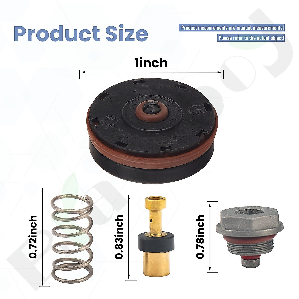 N008792 Air Compressor Regulator Repair Kit - by Braveboy, Compatible with Porter Cable/Craftsman/D-ewalt, Replacement D55155 D55167 D55684 23400S Compressor Regulator Repair Kit