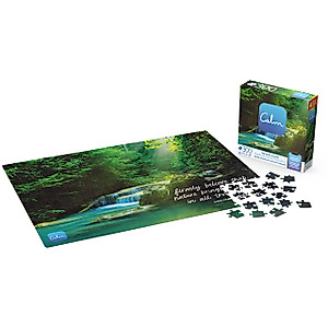 300-Piece Calm Jigsaw Puzzle for Relaxation, Stress Relief, and Mood Elevation, for Adults and Kids Ages 8 and up, Hidden Waterfalls