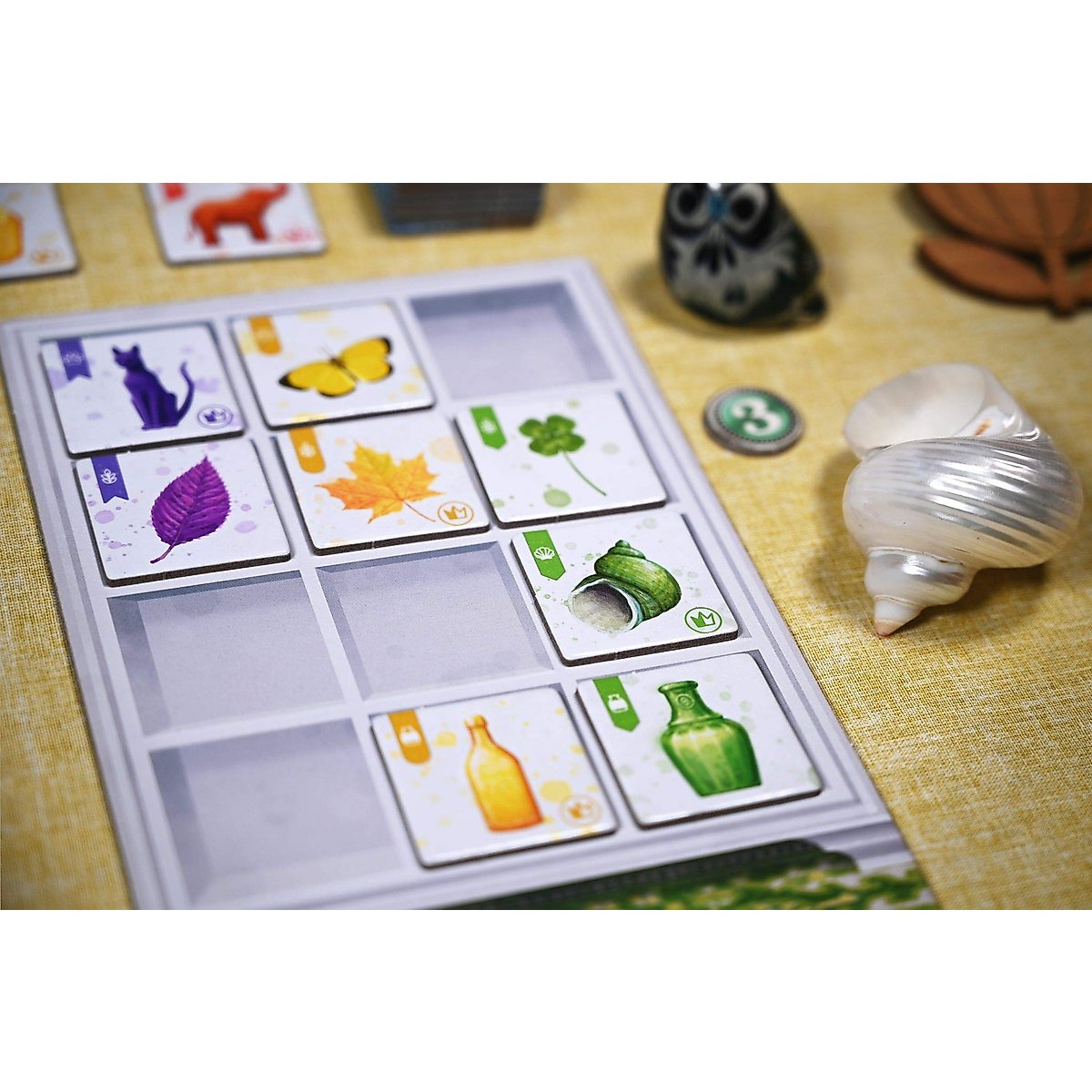 Pencil First Games The Whatnot Cabinet Board Game – A Nature-Themed Game of Collecting Intriguing Objects by Pencil First Games for 1-4 Players