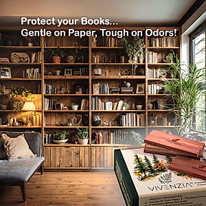 Vivenzia Cedar Blocks for Clothes Storage -40 Planks- Aromatic Cedar Blocks for Closet, Cedar Planks for Closets