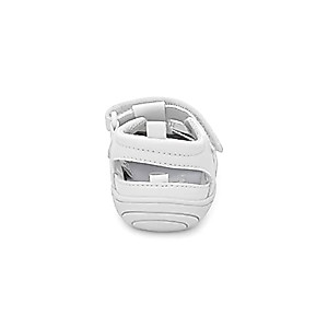 Stride Rite 360 Girls Mila Sandal, White, 3 Infant US