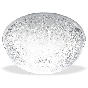 Carlisle FoodService Products CFS 721007 Round Pebbled Salad Serving Bowl, 3.1 Quart, Clear (Pack of 12)