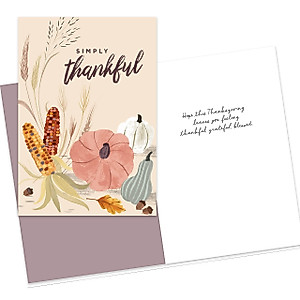 Hallmark Business 25 Pack Bulk Assorted Thanksgiving Cards (Appreciation & Thanks) for Customers