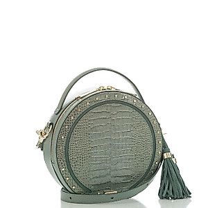 BRAHMIN Lane Leather Shoulder Bag Ocean