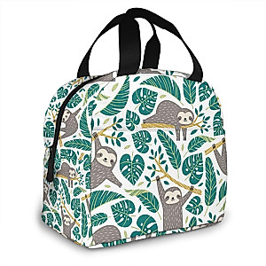 TMVFPYR Cute Lunch Bag Cooler Bag Women Tote Bag Insulated Lunch Box Water-resistant Thermal Soft Liner Lunch Container for Picnic Travel Boating Beach Fishing Work