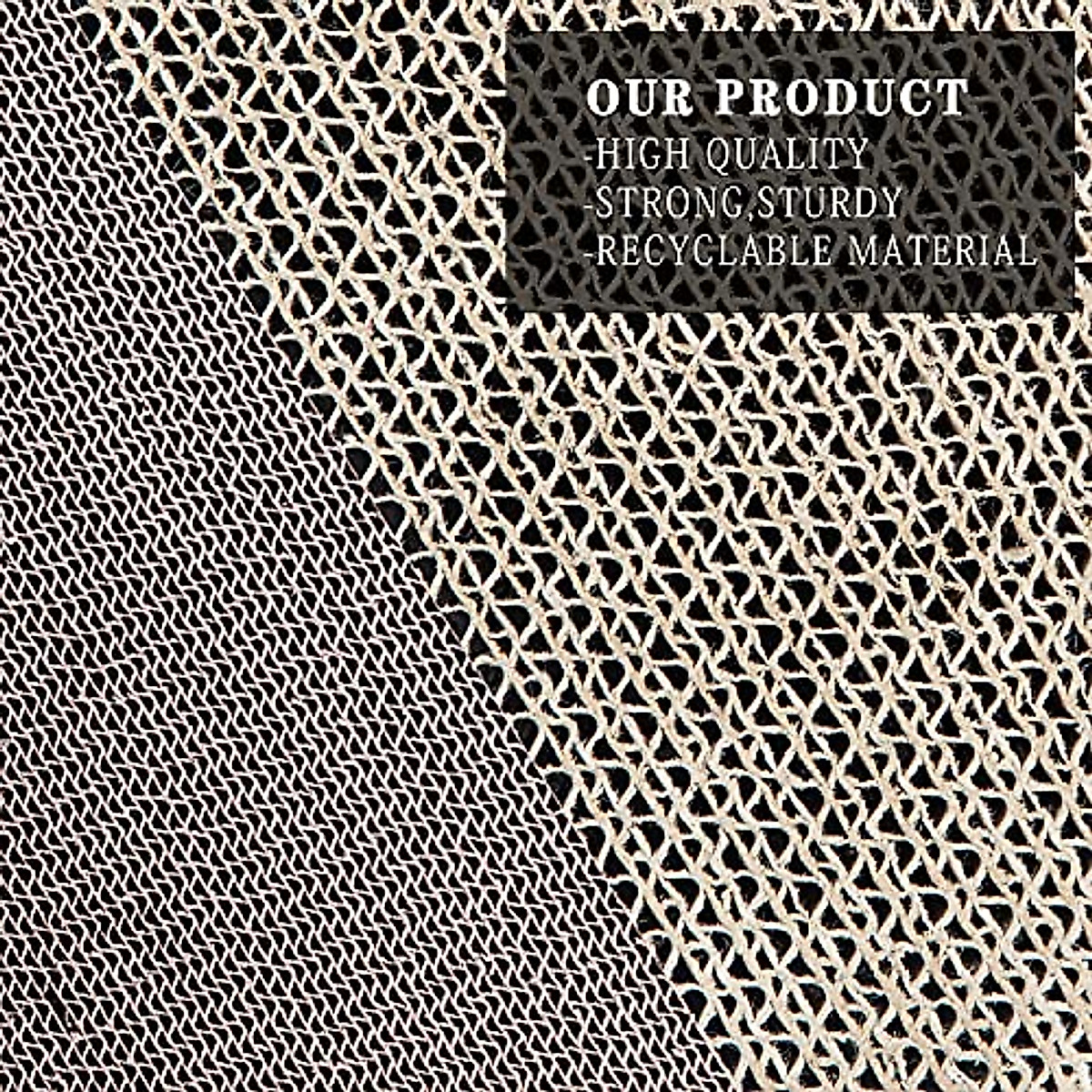 PetBOYA Cat Scratch Pad, 1 PCS Cat Scratching Pad Textured Surface is Durable and Recyclable, Double Side Cat Scratcher Cardboard