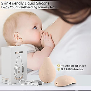 Warming Lactation Massager, Lactation Massager for Breastfeeding, Pumping, Nursing, Heat & Vibration Support for Clogged Milk Ducts, Engorgement, Improve Milk Flow, Better Empty The Breast