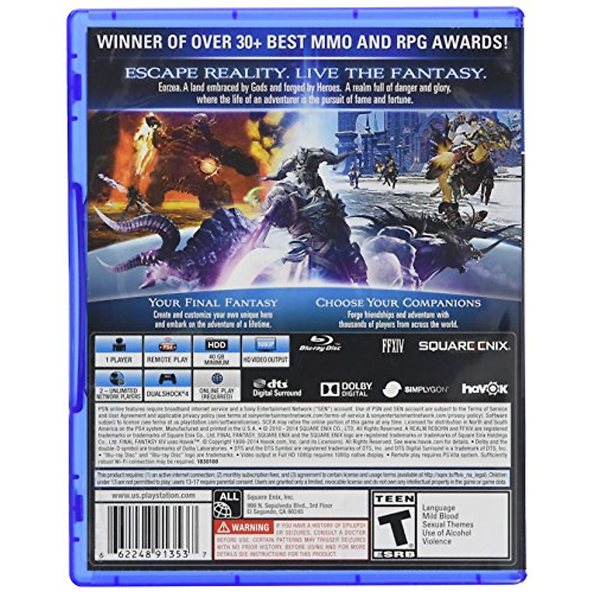 Final Fantasy XIV: A REALM REBORN - PlayStation 4