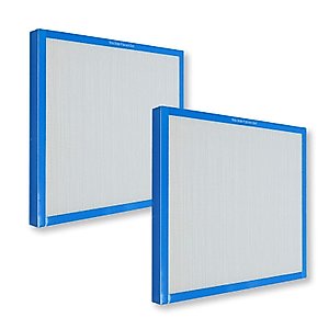 PUREBURG AF-20FL True HEPA Filter Compatible with HoMedics Total Clean AF-20FL Fits AF-20 AP-25 AR-20 Air Purifiers, H13 3-Stage Filtration Air Clean Voc Dust Odor, 2-Pack