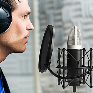 TONOR Condenser Microphone 192kHz/24Bit, USB Cardioid Computer Mic Kit with Upgraded Boom Arm/Spider Shock Mount for Recording, Streaming, Gaming, Podcasting, Voice Over, YouTube, TC-2030