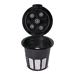 Perfect Pod Cafe Supreme Reusable Single Serve Coffee Filter Cup - Compatible with Keurig K Supreme (Plus) Coffee Maker