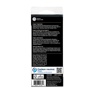 Tweezerman Stainless Steel Point Tweezer - Eyebrow Precision Tweezers, Facial and Ingrown Hair Removal (Rose Gold)