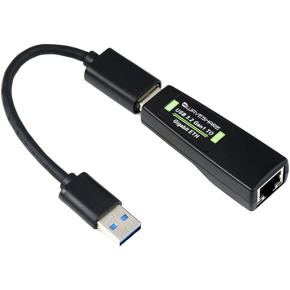Bicool USB 3.2 Gen1 to Gigabit Ethernet Converter,RTL8153 Controller 101001000Mbps Network Standard, Driver-Free,Plug and Play,Support Multi Systems Win788.110,etc.
