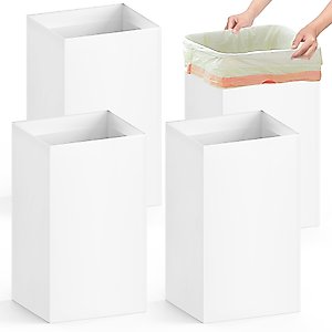 13 Gallon Disposable Trash Cans, 4 Pack, Reusable Portable Garbage Can, Disposable Trash Cans for Parties, Pop Up Trash Cans for Parties, Suitable for Parties, Weddings, Birthdays, Picnics, Trips