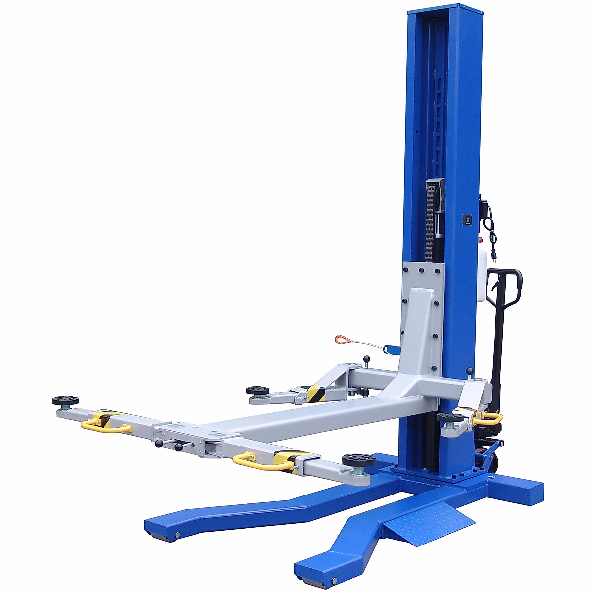 Ideal 6000 lb Capacity Mobile Single Column Lift