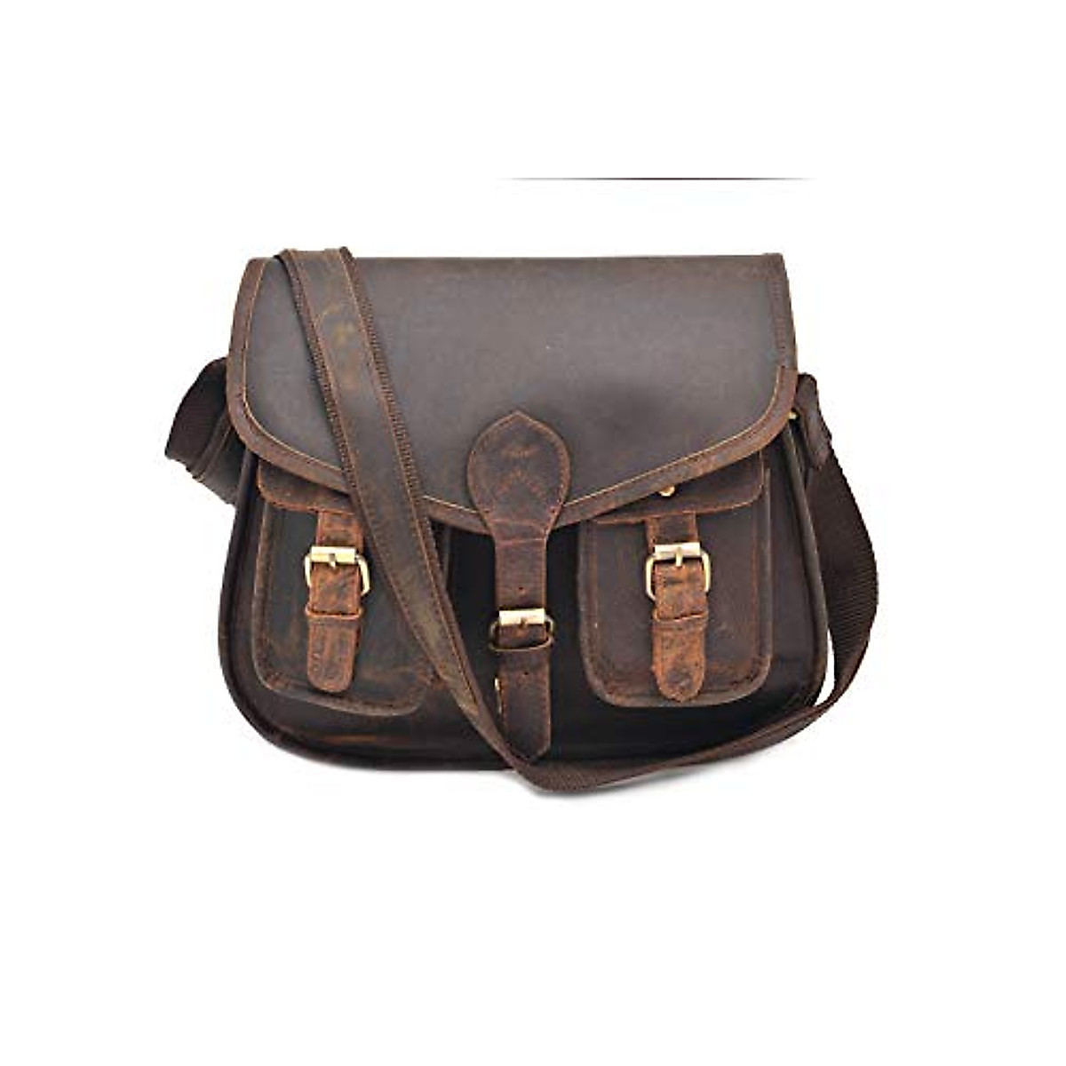 14 Inch Leather crossbody bags Purse Women Shoulder Bag Satchel Ladies Tote Travel Purse full grain Leather