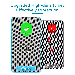 Comforer 4 Pack Food Cover Mesh Food Tent, 2 * 17 Inches and 2 * 14 Inches, Pop-Up Umbrella Screen Tents, Collapsible and Reusable Patio Net for BBQ, Picnics, Parties, Camping, Outdoor