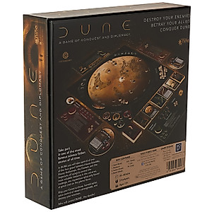 Gale Force Nine: Dune, A Game of Conquest and Diplomacy, Science Fiction Board Game, 30 to 60 Minute Play Time, 2 to 4 Players, for Ages 12 and up