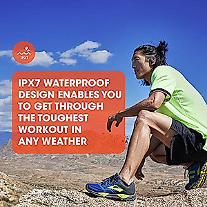 JBL ENDURANCE PEAK - True Wireless Earbuds, Bluetooth Sport Headphones with Microphone, Waterproof, up to 28 Hours Battery, Charging Case and Quick Charge, Works with Android and Apple iOS (red)