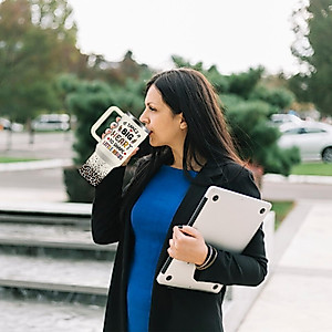 Teacher Gifts for Women, 40oz Teacher Tumbler with Handle, Teacher Appreciation Week Gifts, Best Teachers Gifts Ideas for Birthday Christmas Graduation Back to School Teacher Nutrition Facts Cup