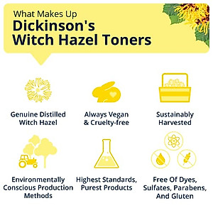Dickinson's Witch Hazel Brightening Toner + Serum with Grapefruit