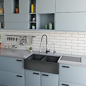 ALFI brand ABCO3318DB Kitchen Sink, Concrete