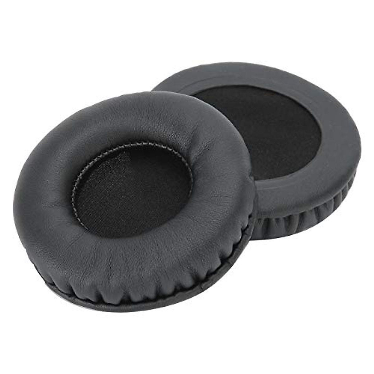 Limouyin Durable Foam Ear Pad Replacement Cushions, 75MM/3.0in Headphone Universal Ear Cushions Replacement Headset Noise Reduction Foam Ear Pads Covers Black