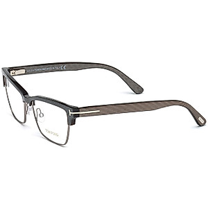 Tom Ford TF5364 Rectangular Eyeglasses FT5364 (020 Chalkstripe Gray/Palladium, 53)