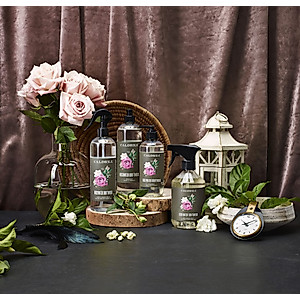 Caldrea Hand Soap Refill, Aloe Vera Gel, Olive Oil And Essential Oils To Cleanse And Condition, Rosewater Driftwood Scent, 32 Oz