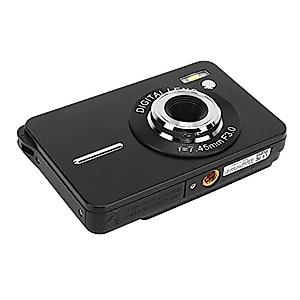 Digital Camera, 56MP Small Digital Camera, 2.7 Inch 4K Anti Shaking 20x Zoom 56MP Image 4K Video Digital Camera for Photography CDF6