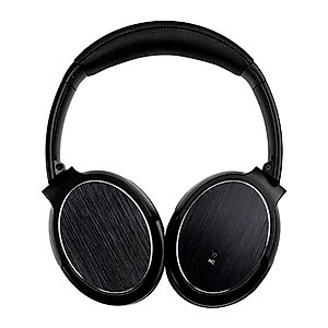 Wireless Bluetooth Headphones Stereo Foldable Headphonesactive Noise Cancelling Headphonem Deep Bass Soft Memory-Protein Earmuffs, with Mic for PC/Cell Phones/TV,Black