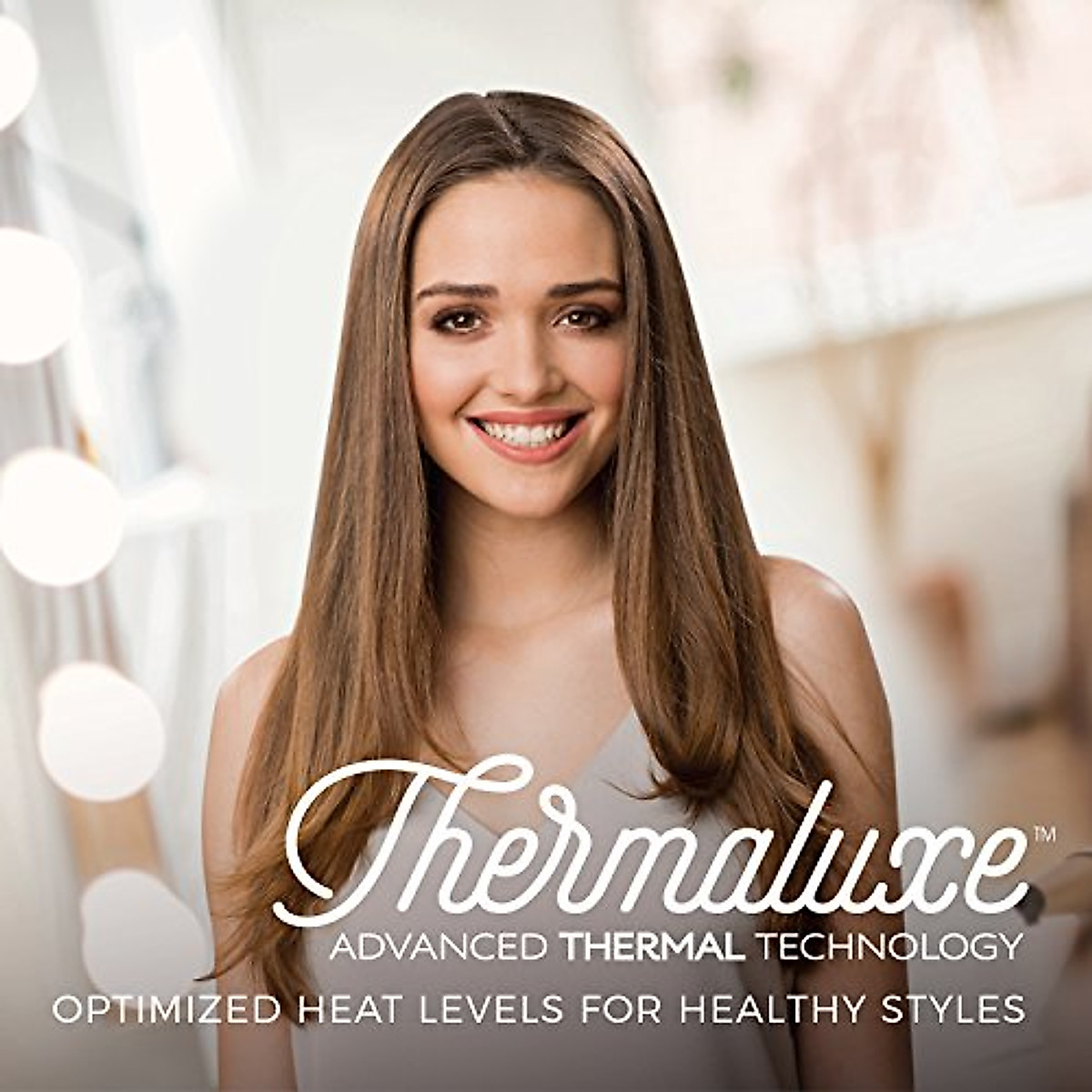 Remington Pro 2-In-1 Heated Straightening Brush with Thermaluxe Advanced Thermal Technology, Purple, CB7480SA