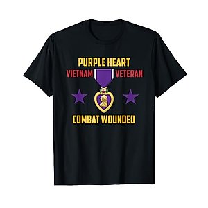 Purple Heart Vietnam Veteran T-Shirt