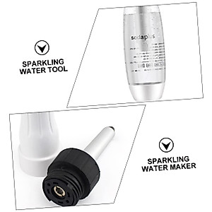NOLITOY 2 Pcs Sparkling Water Machine Water Maker Carbonating Bottles Carbonated Drink Maker Soda Water Making Tool Water Carbonator White Food Grade Bpa Manual Carbonated Water