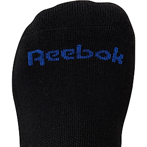 Reebok Men's Crew Socks - 10 Pack Mid-Calf Performance Cushion Comfort Crew Socks - Athletic Socks for Men (6-12.5), Size 6-12.5, Black/Grey Multi