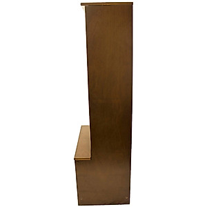 Little Partners Locker Cabinet Cubby Organizer, Learn 'N Store Wooden Classroom Cubbies Compartment Lockers for Storage of Toddlers and Kids Coats, Equipment, Backpacks (Espresso)