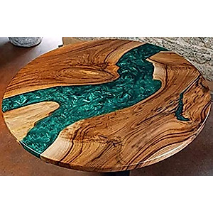 Epoxy Table, Live Edge Wooden Table, Epoxy Resin River Table, Natural Wood,Dining Table, Natural Epoxy Table, Resin Table