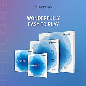 D'Addario Orchestral - Helicore 4/4 Size Violin String - Aluminum Wound A String - H312 4/4M - A String Only - Medium Tension