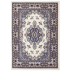Home Dynamix Premium Sakarya Traditional Medallion Border Area Rug, Porcelain, 5'2"x7'4" Rectangle