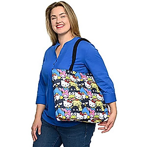 Hello Kitty and Friends Tote My Melody Keroppi Chococat Tuxedo Sam Print Bag