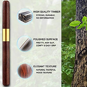 Ice Picks in Gift Box - Premium Stainless Steel Ice Picks Kitchen Tool with Wooden Handle Safety Cover Portable for Bars Restaurant Home Bartender Picnics Camping, 1PCS (EbonyWood 9")