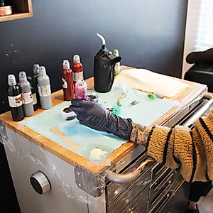 KODA Adenna GL-NCF235BKFM 5.5 mil Powder-Free Nitrile Exam Gloves for Sensitive Skin, Medical Grade, Dusk Blue, Medium, Box of 100