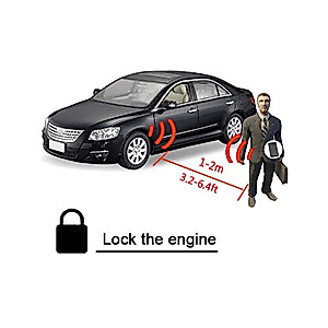 BANVIE Car Immobilizer Security System with Anti-hijacking, Vehicle Anti-Theft Electronic Engine Lock