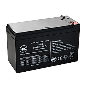 AJC Battery Compatible with Leoch DJW12-9.0 T2 12V 9Ah UPS Battery