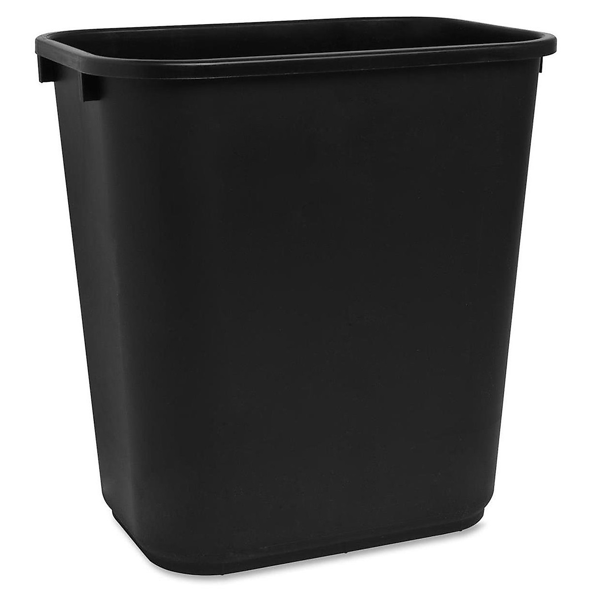 Sparco Rectangular 7 Gal. Black Wastebasket (SPR02160)