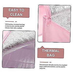 ULTECHNOVO Insulated Bag Packing cake insulation bag insulated cake bag insulated food bag insulated food bag catering bag bag for cake Non-woven bags groceries portable Catering Bag