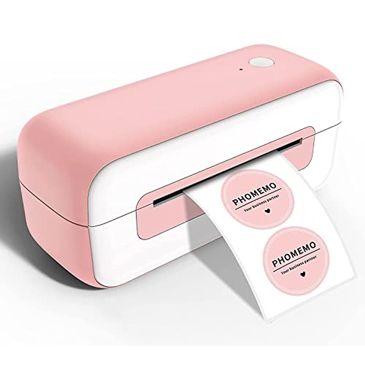 Phomemo Label Printer, Label Holder, 4X6 Pink Thermal Label