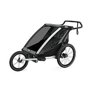 Thule Chariot Lite Multisport Trailer & Stroller, Double, Agave